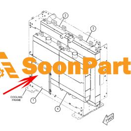 Buy Fuel Cooler CA3756170 375-6170 3756170 For Caterpillar CAT Engine ...