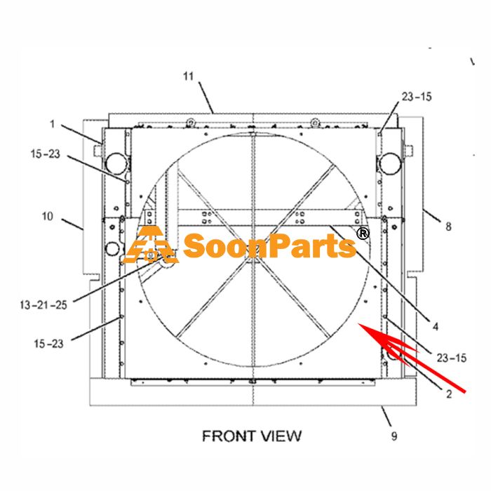 Buy Cooler CA2927705 292-7705 2927705 CA2927138 292-7138 2927138 For ...