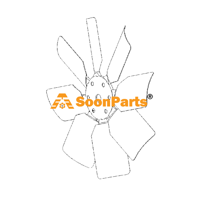 Fan Cooling Spider 5S-9897 5S9897 for Caterpillar Logger CAT 215 219 ...