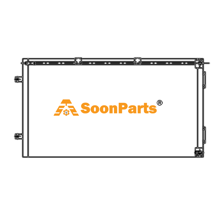 Hydraulic Oil Cooler 128-2833 1282833 for Caterpillar Tractor CAT 824G ...