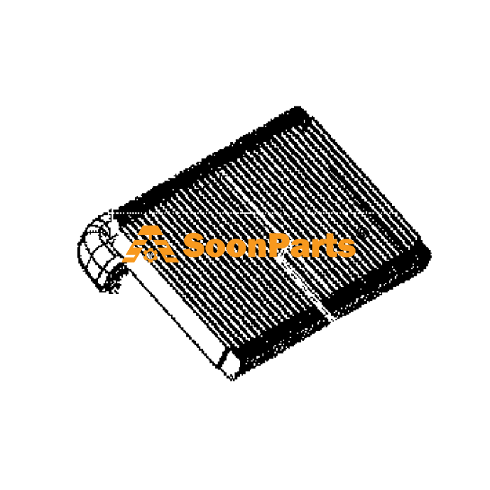 Évaporateur A/C 4694394 pour pelle John Deere 60D 60G